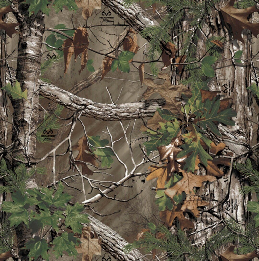 Real Tree Fabric David Textiles Rt-003-9c-1green by the 1/2 Yard Fast ...