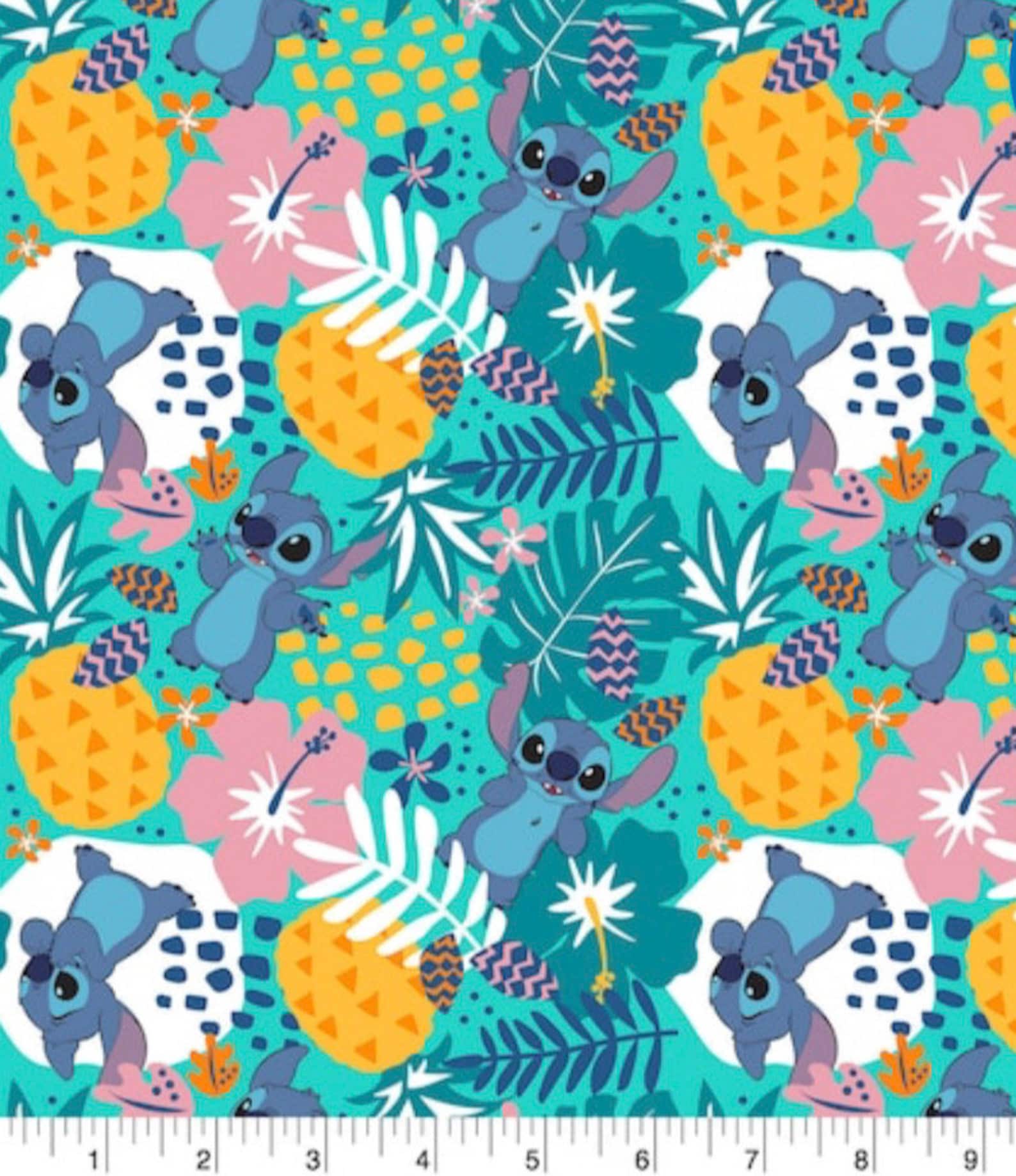 LILO and Stitch: Stitch and Scrump Cotton Fabric- 100% Cotton ...
