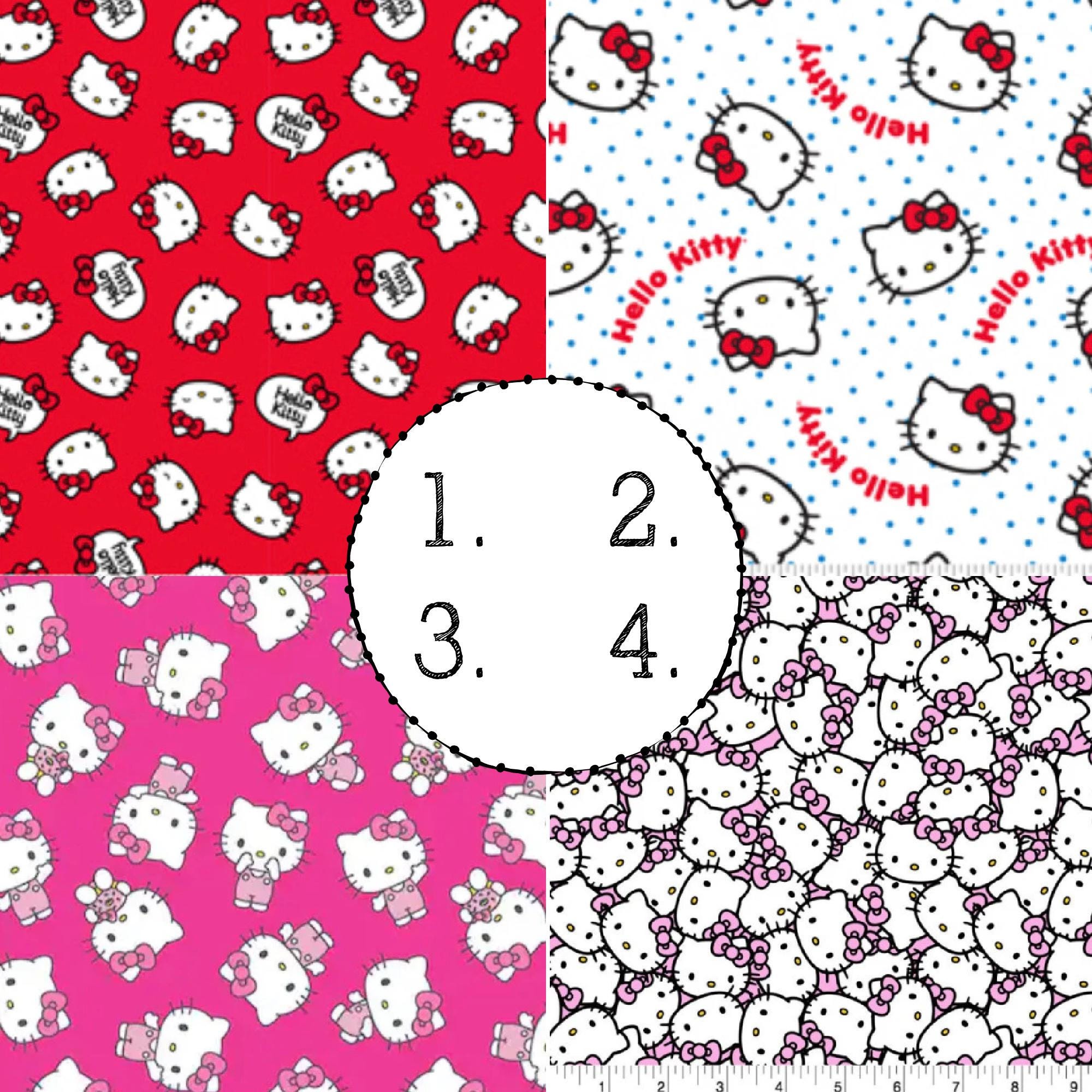 Hello Kitty Pink Fabric- 100% Cotton - Fabric by Springs Creative ...