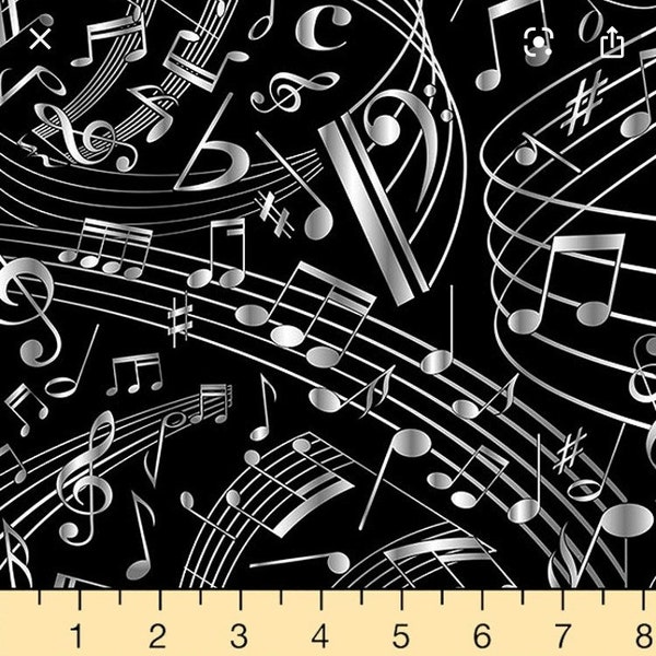 Music Fabric - Etsy