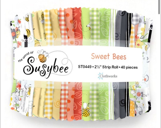 Sweet Bees World of Susy Bee Strips 2.5” Strips (40 Pcs) - Etsy