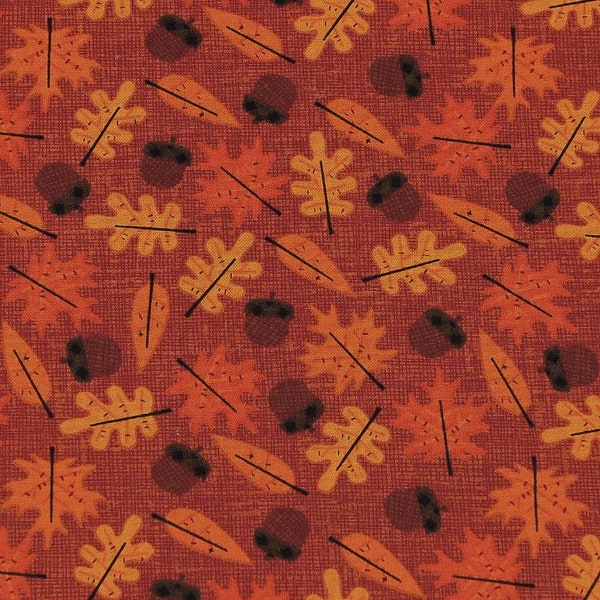 Leaf Print Fabric - Etsy