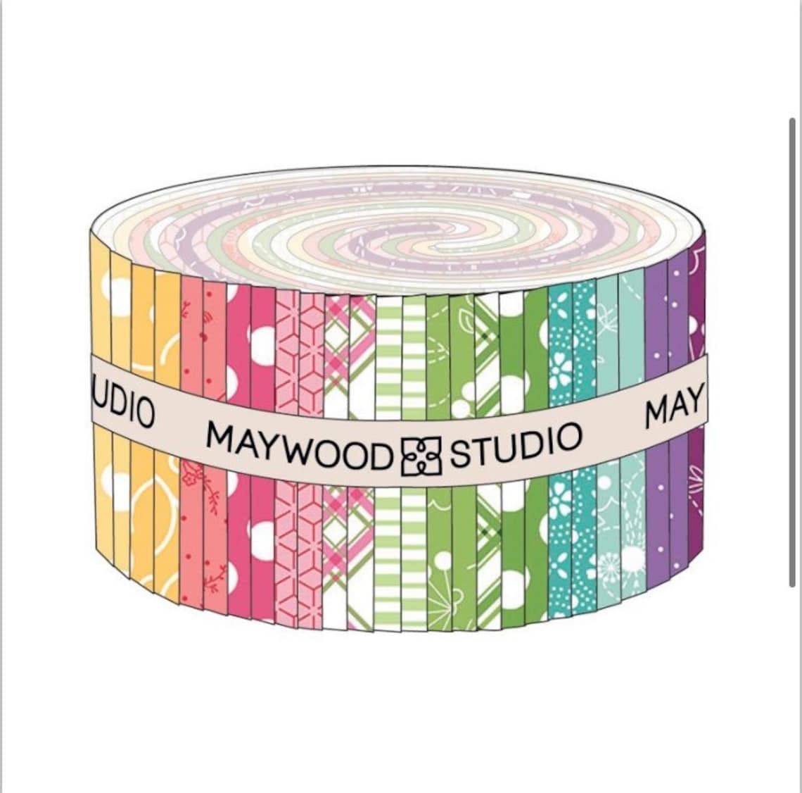 Kimberbell Spring Basics Jelly Roll precuts 2.5 Inch | Etsy