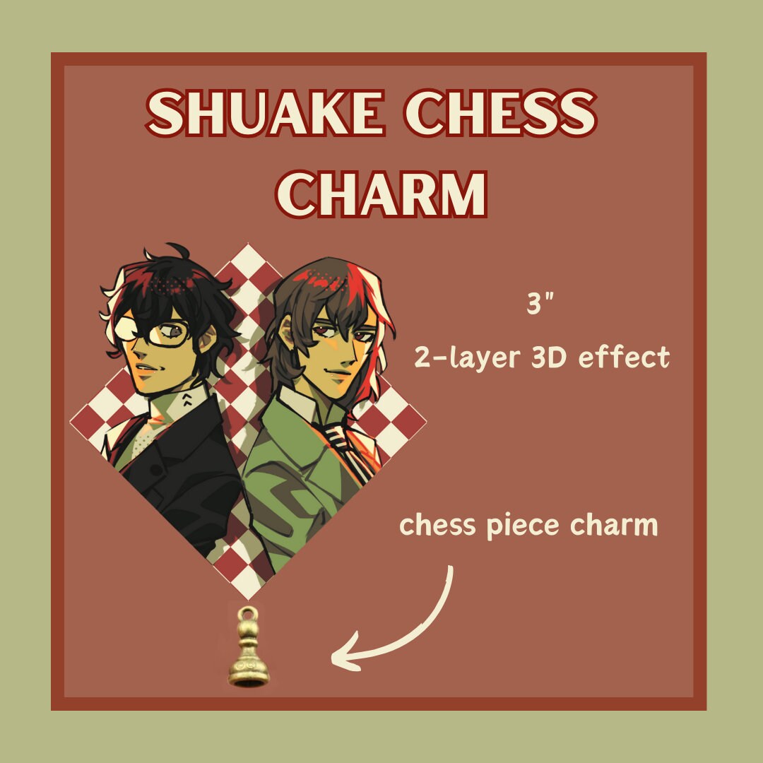 Persona 5 Shuake Chess Charm - Etsy