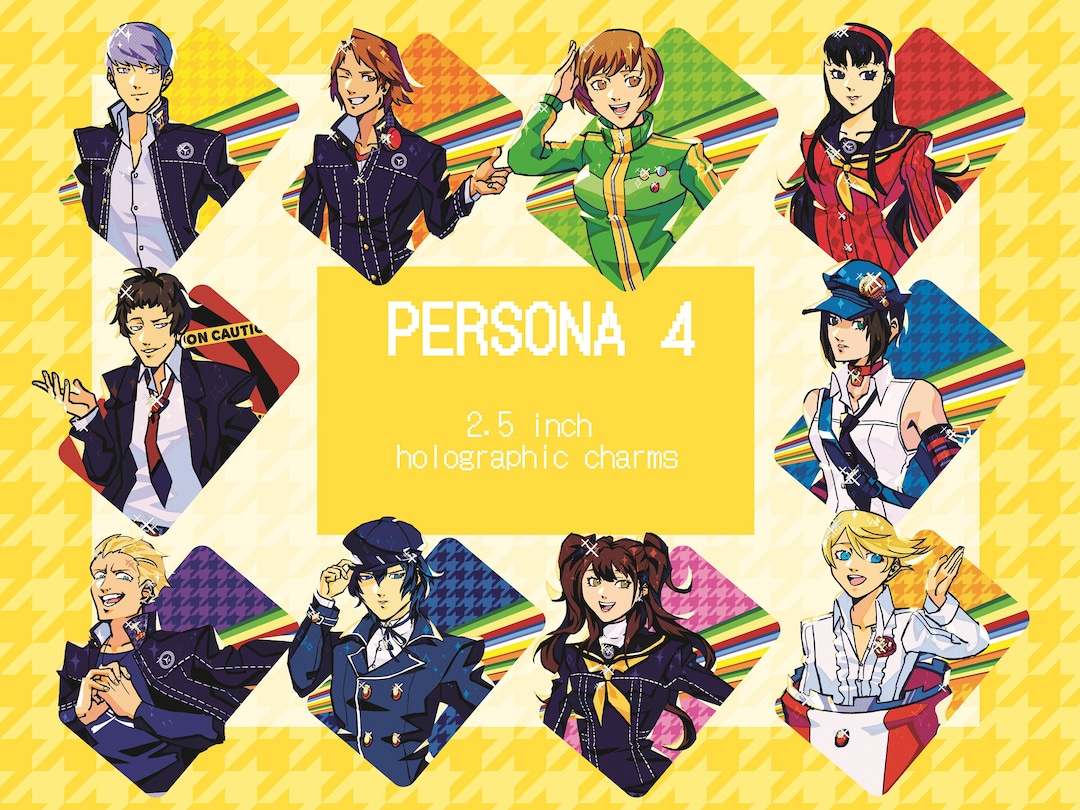 Persona 4 Acrylic Charms - Etsy
