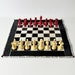 Handmade Leather Chess Board Brown and Tan Checkerboard With Intricate ...
