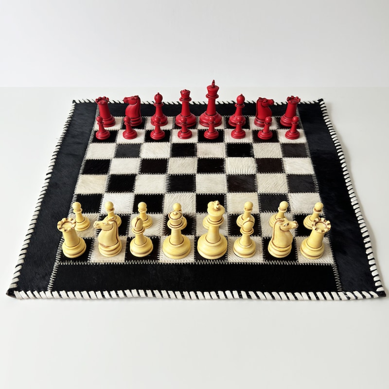 Leather Chess Set - Etsy
