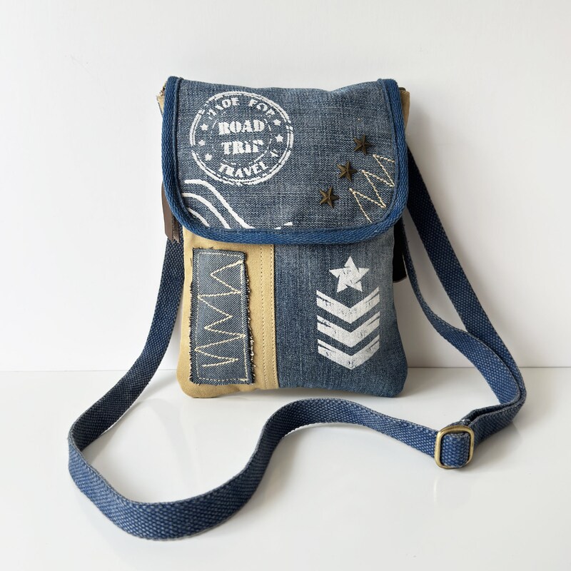 Denim Cross Body Bag - Etsy