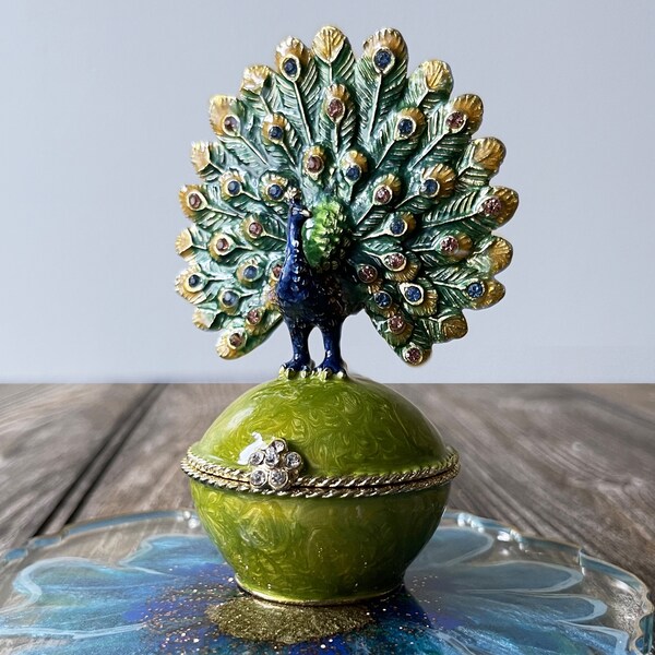 Bejeweled Trinket Boxes - Etsy