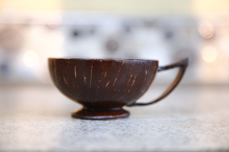 6pcs Natural Coconut Shell Coffee Tea Cup Mugs Handcraft - Etsy