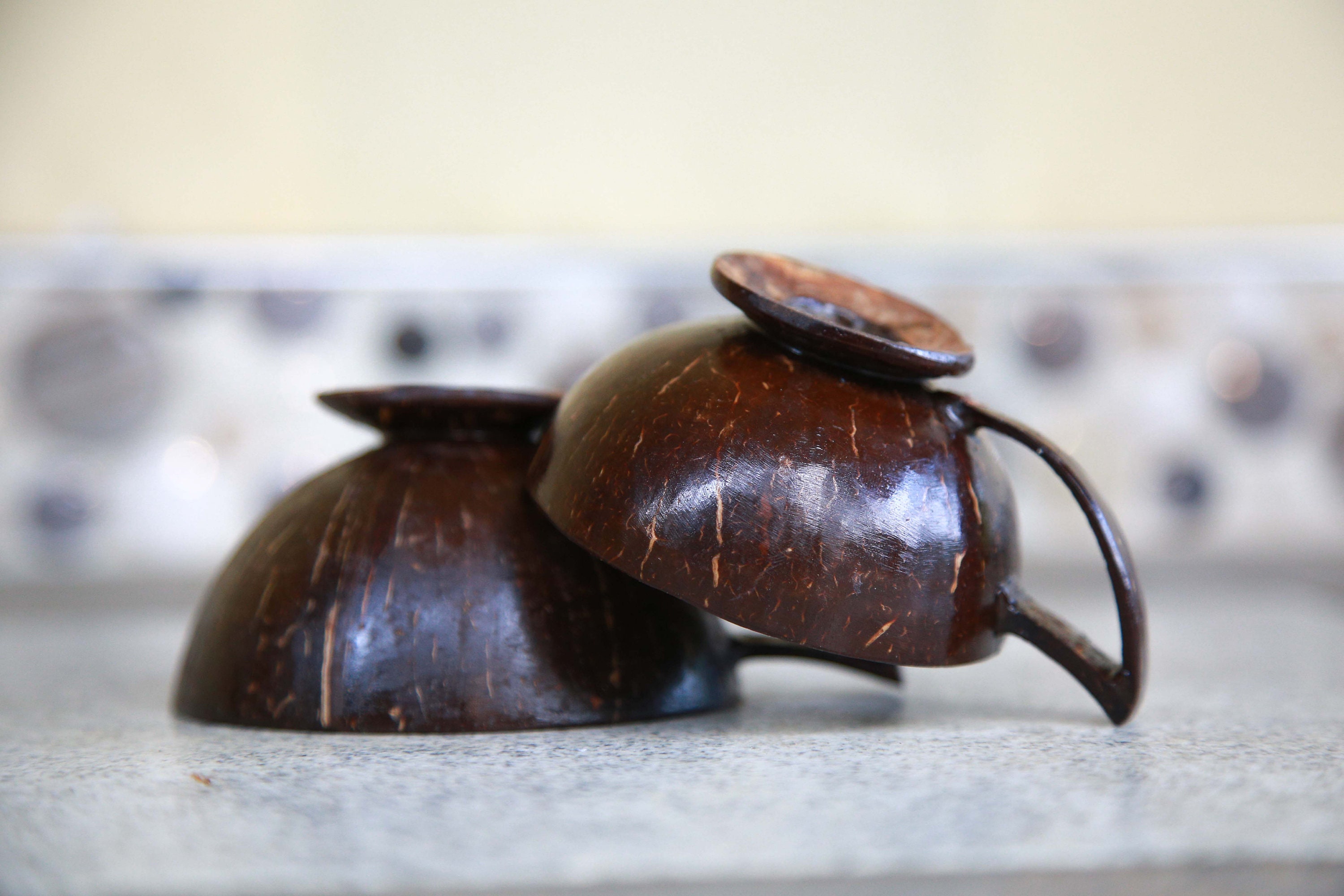 6pcs Natural Coconut Shell Coffee Tea Cup Mugs Handcraft - Etsy Singapore