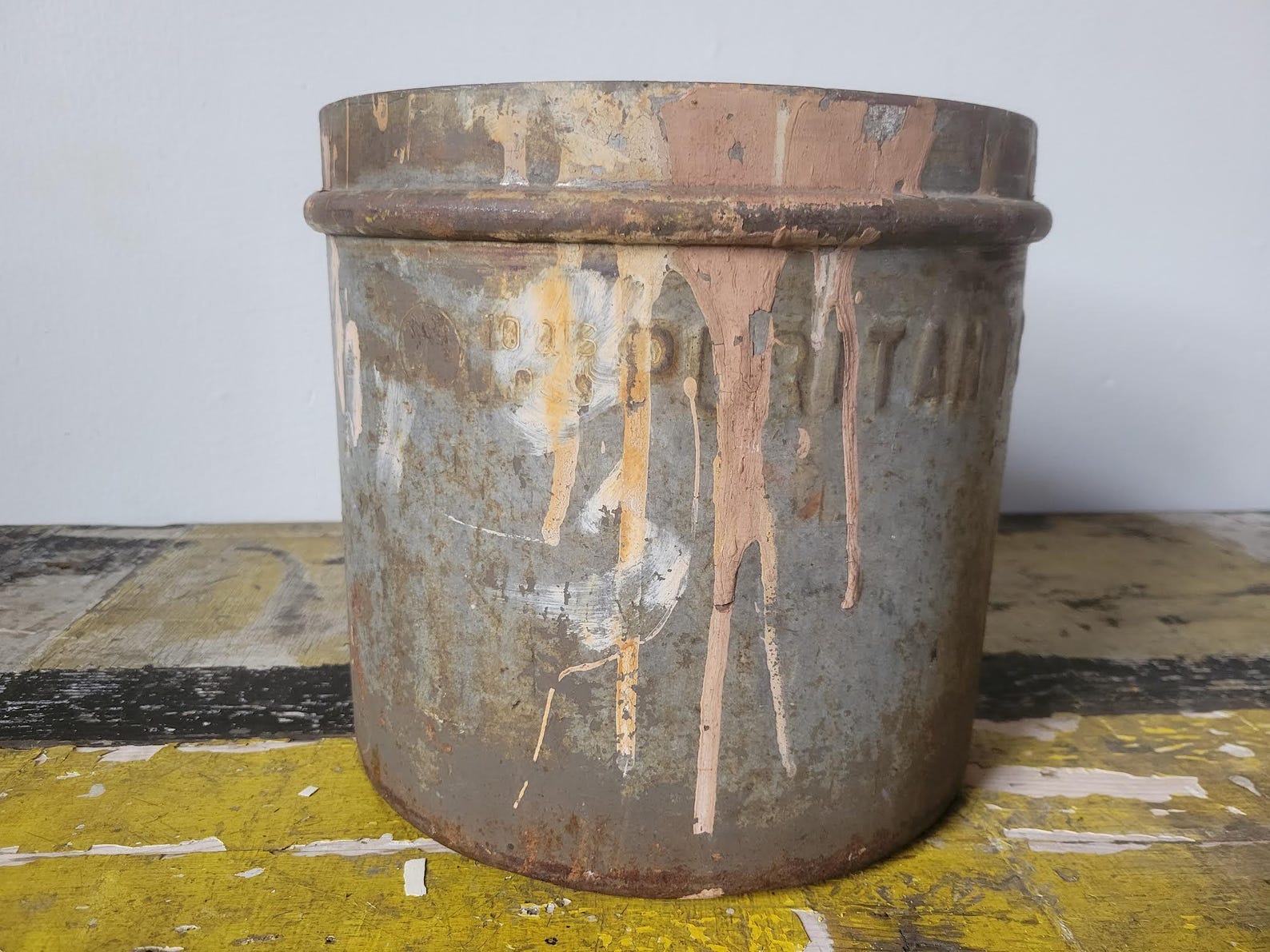 Antique Metal 10 QT Puritan Ice Cream Tub (reused for Paint) Artful ...
