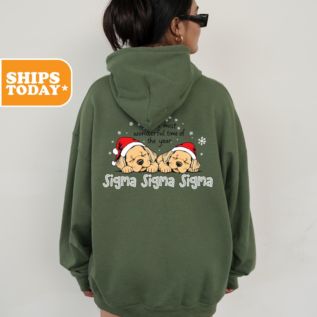Sigma Sigma Sigma Holiday Paws Sorority Sweatshirt | Tri Sig Crewneck ...