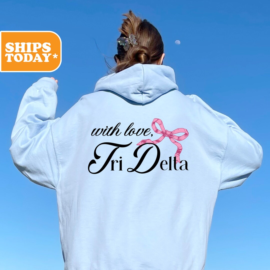 Delta Delta Delta Sorority Sweatshirt | Tri Delta Sorority Hoodie | Big ...