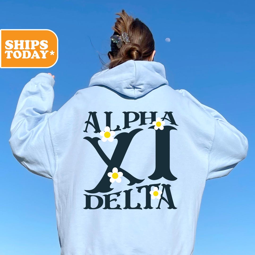 Alpha Xi Delta Tiny Blossoms Sorority Sweatshirt | AXID Sorority Hoodie ...