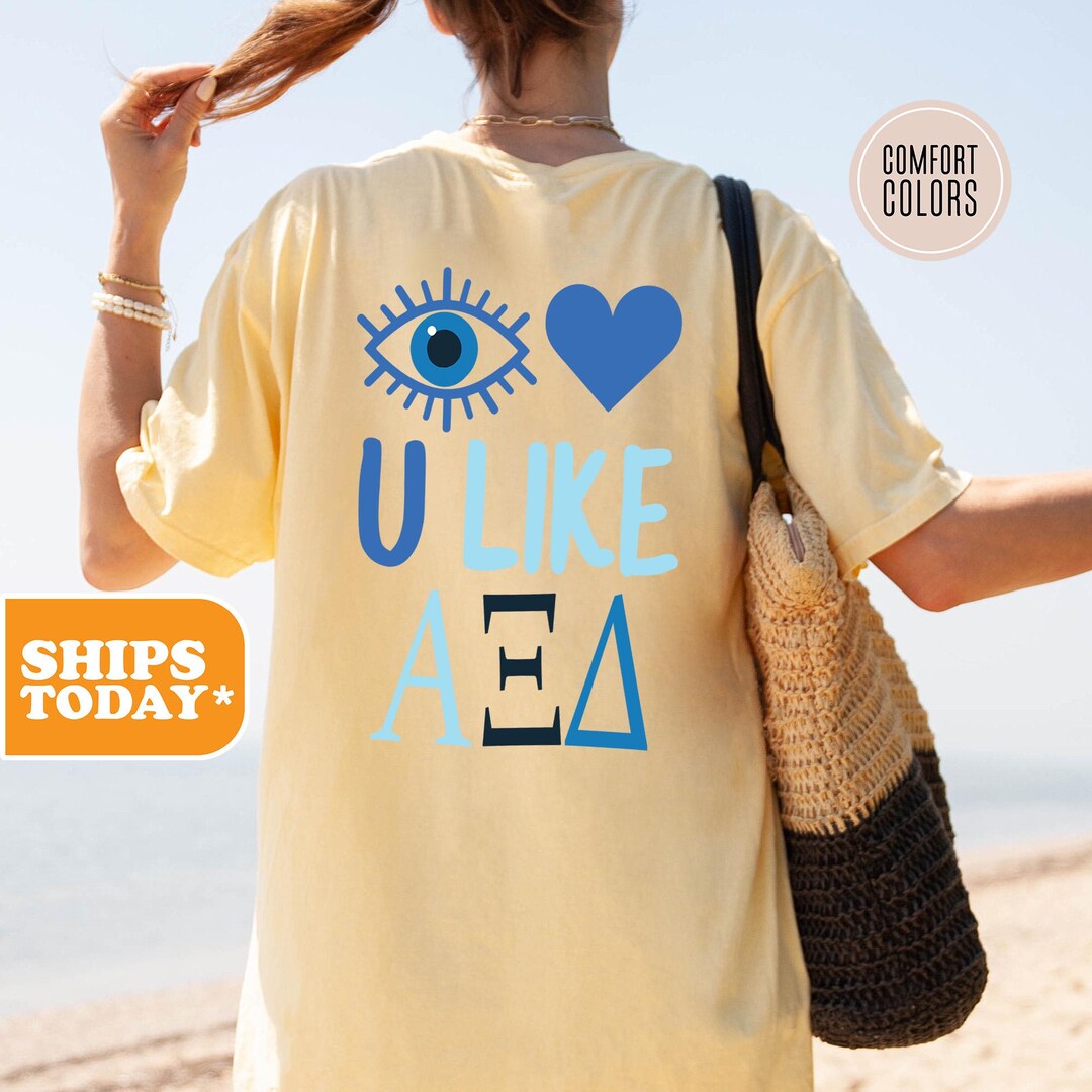 Alpha Xi Delta Comfort Colors Sorority T-shirt | AXID Sorority Merch ...
