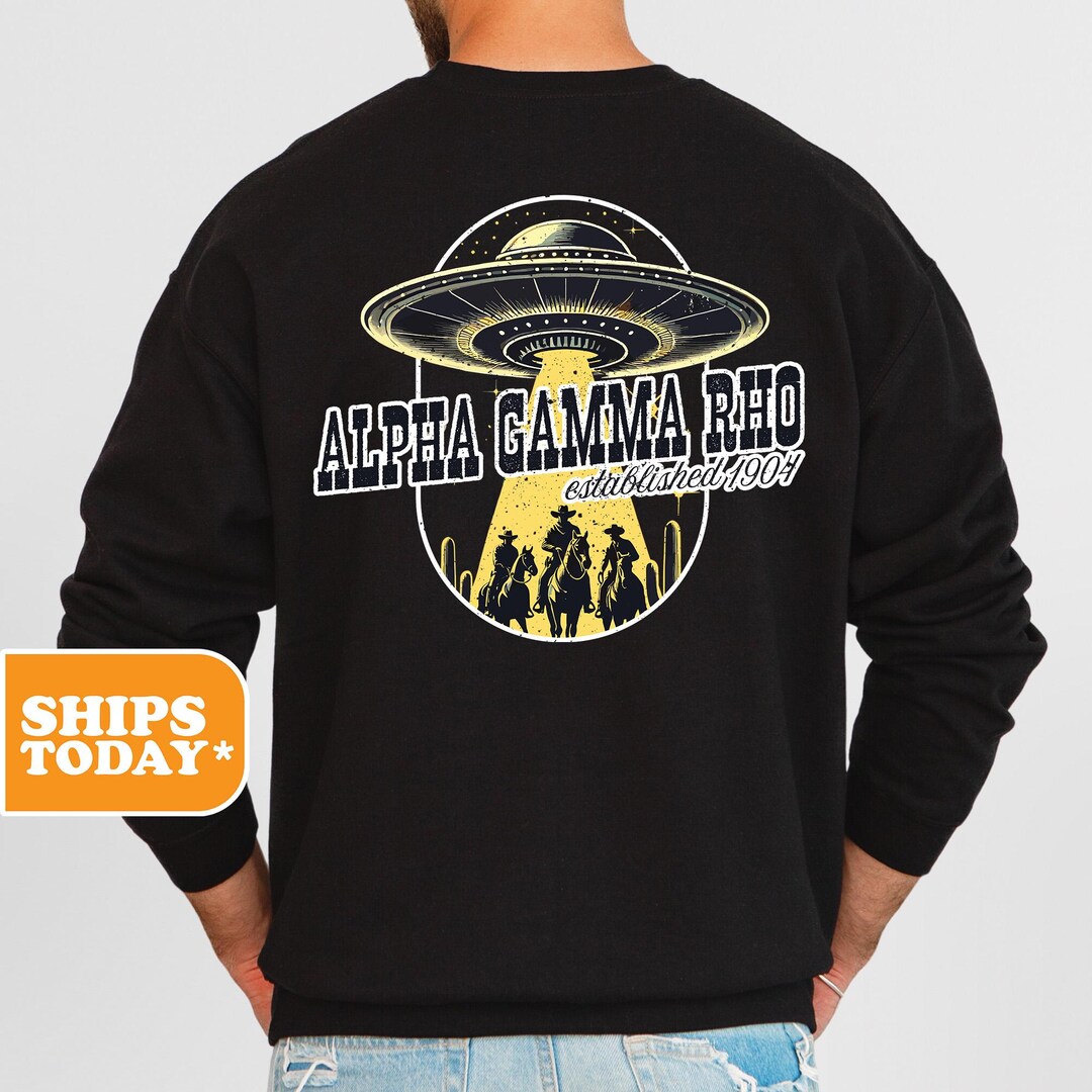 Alpha Gamma Rho Spacefarer Fraternity Sweatshirt | AGR Fraternity ...