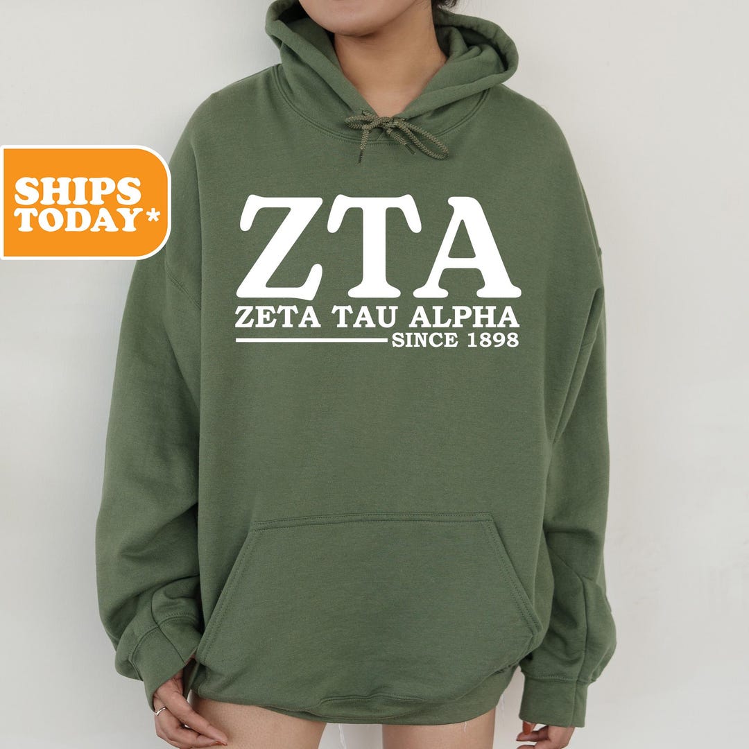 Zeta Tau Alpha Sorority Sweatshirt | ZETA Crewneck Sweatshirt ...