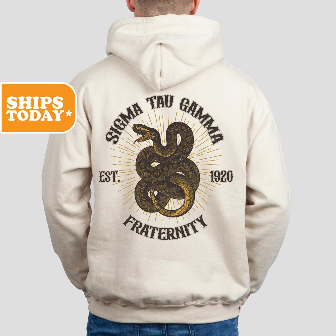 Sigma Tau Gamma Serpent Strike Fraternity Sweatshirt | Sig Tau ...