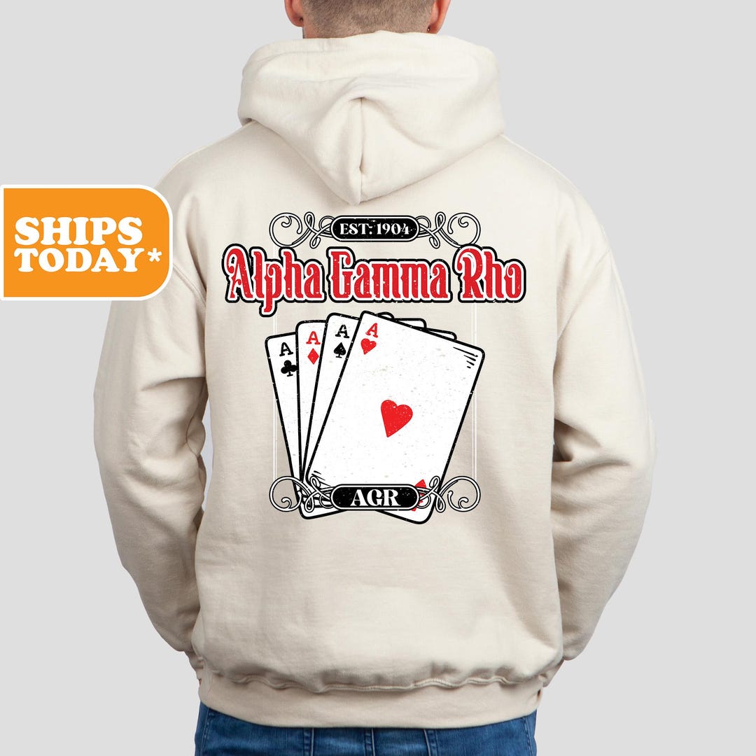 Alpha Gamma Rho Alpha Spades Fraternity Sweatshirt | AGR Fraternity ...