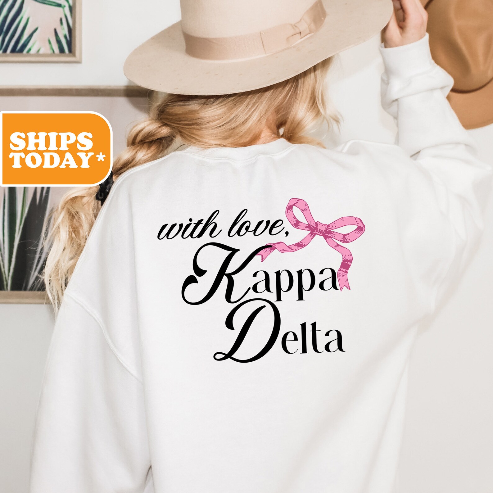 Kappa Delta Sorority Sweatshirt | Kay Dee Sorority Letters | Greek ...