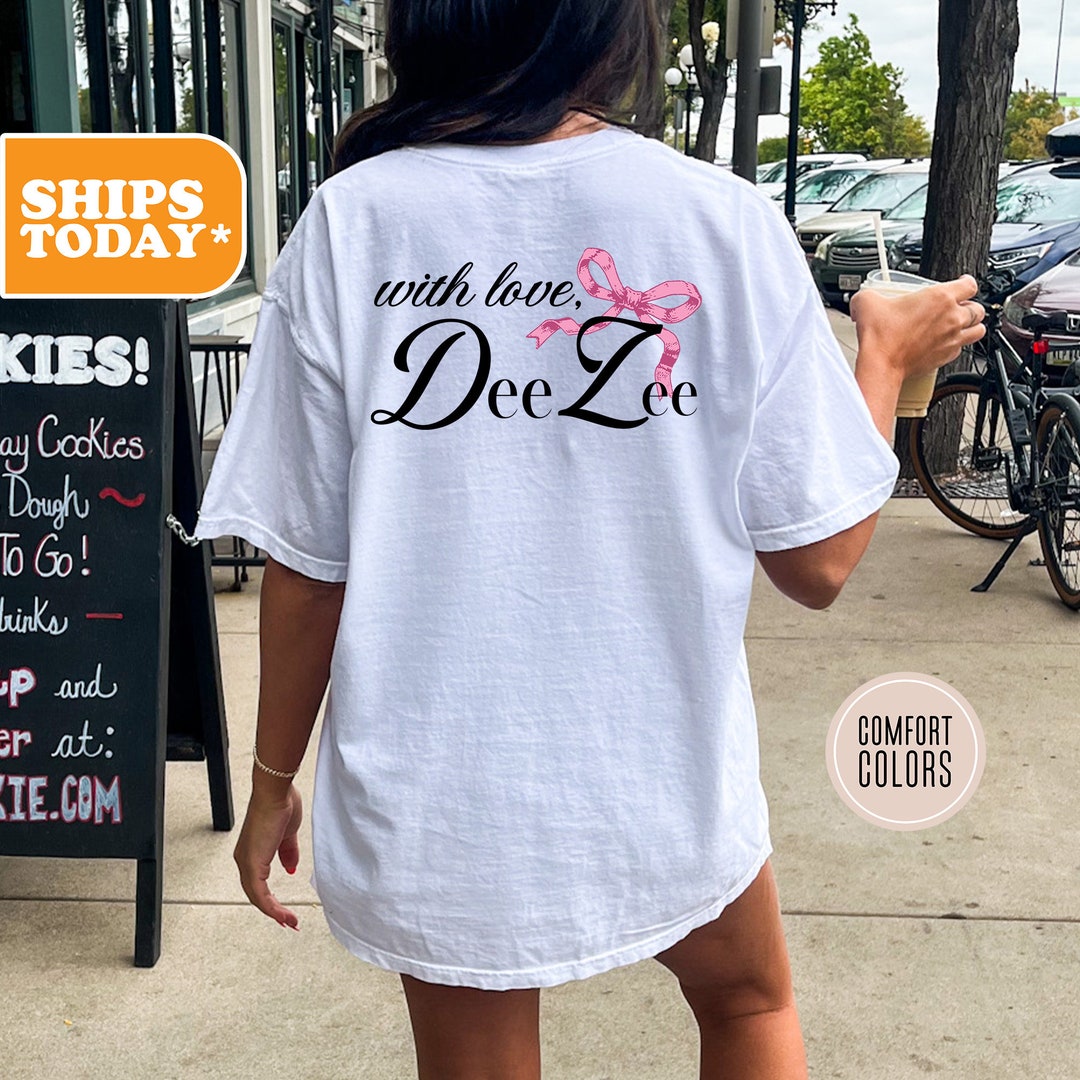 Delta Zeta Comfort Colors Sorority T-shirt | Dee Zee Sorority Gifts ...