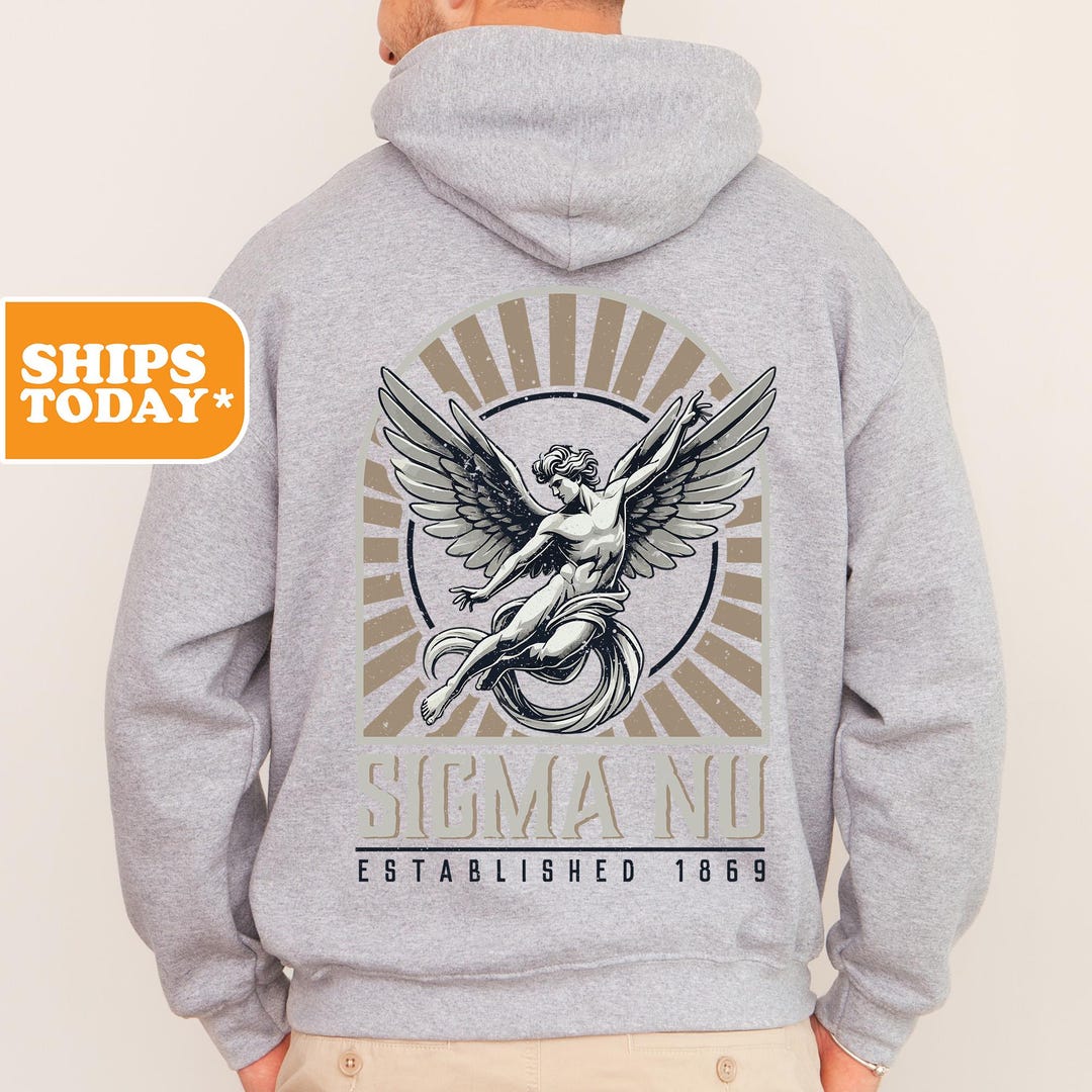 Sigma Nu Sacred Wings Fraternity Sweatshirt | Sigma Nu Fraternity ...