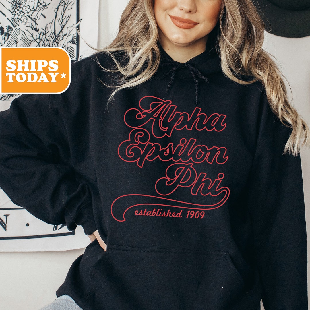 Alpha Epsilon Phi Sorority Sweatshirt AEPHI Sorority Letters Preppy ...