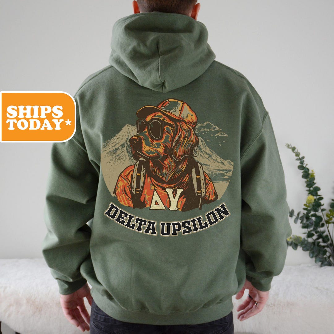 Delta Upsilon Loyal Paw Fraternity Sweatshirt | DU Fraternity Hoodie ...
