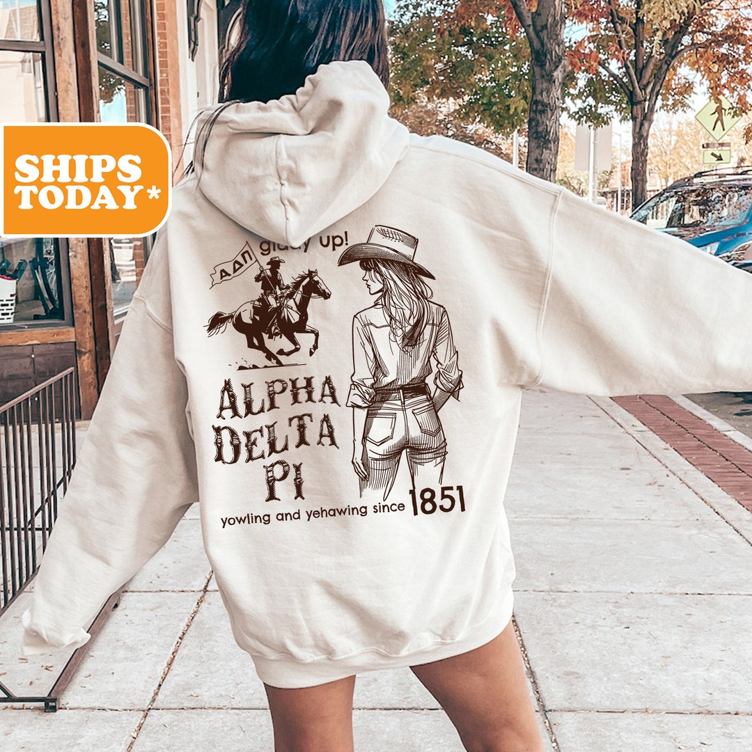 Alpha Delta Pi Sorority Sweatshirt | ADPI Country Sweatshirt | Big ...
