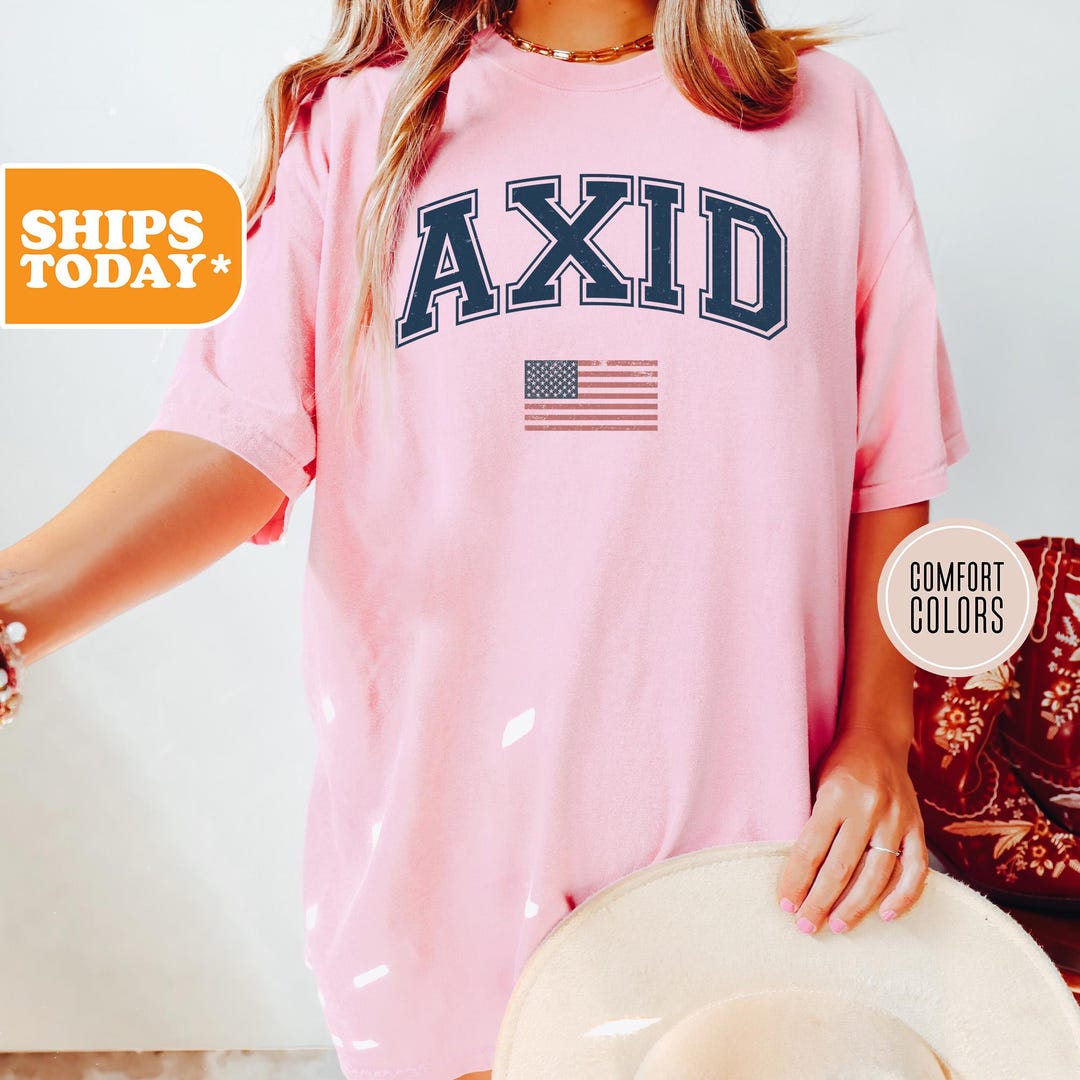 Alpha Xi Delta Comfort Colors Sorority T-shirt | AXID Trendy Shirt ...