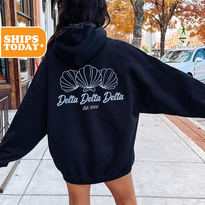 Sorority Hoodie Tri Delta - Etsy