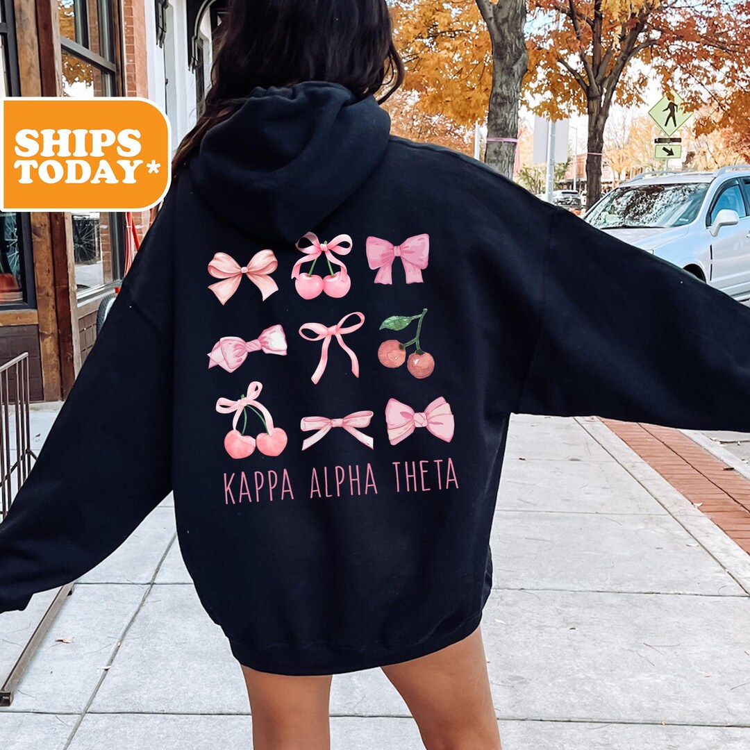 Kappa Alpha Theta Bows and Berries Sorority Sweatshirt | Theta Preppy ...