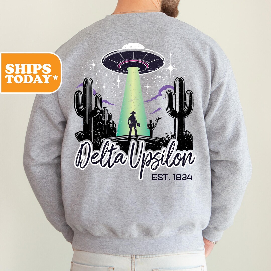 Delta Upsilon Space Bids Fraternity Sweatshirt | DU Fraternity Hoodie ...