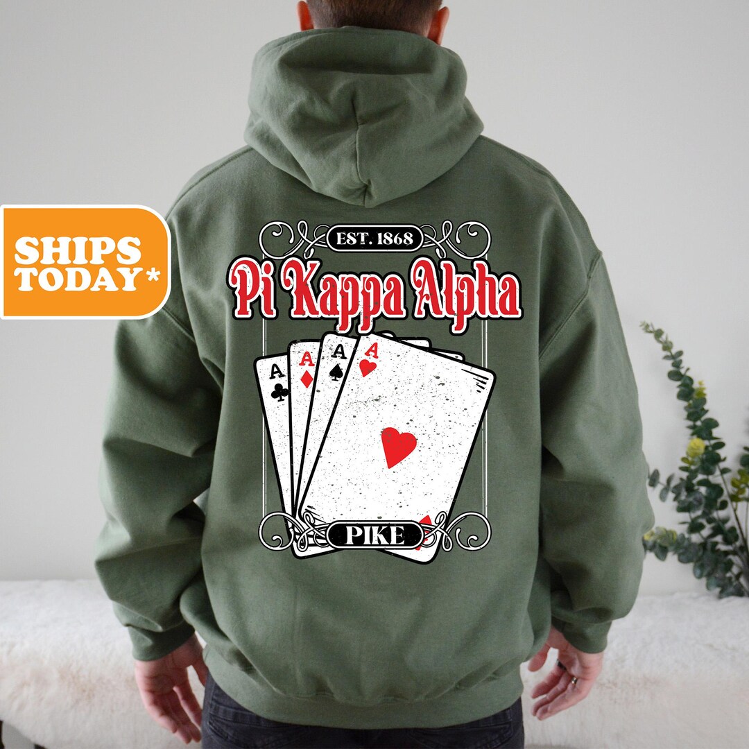 Pi Kappa Alpha Alpha Spades Fraternity Sweatshirt | PIKE Fraternity ...