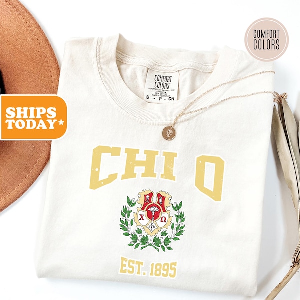 Chi Omega Crest Shirt - Etsy