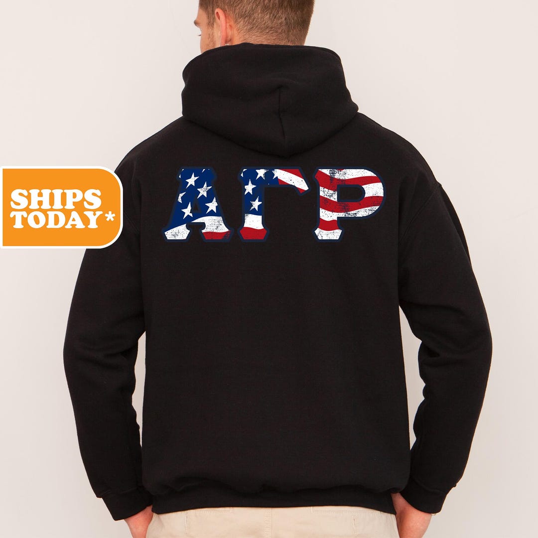 Alpha Gamma Rho Red White Greek Fraternity Sweatshirt | AGR Fraternity ...
