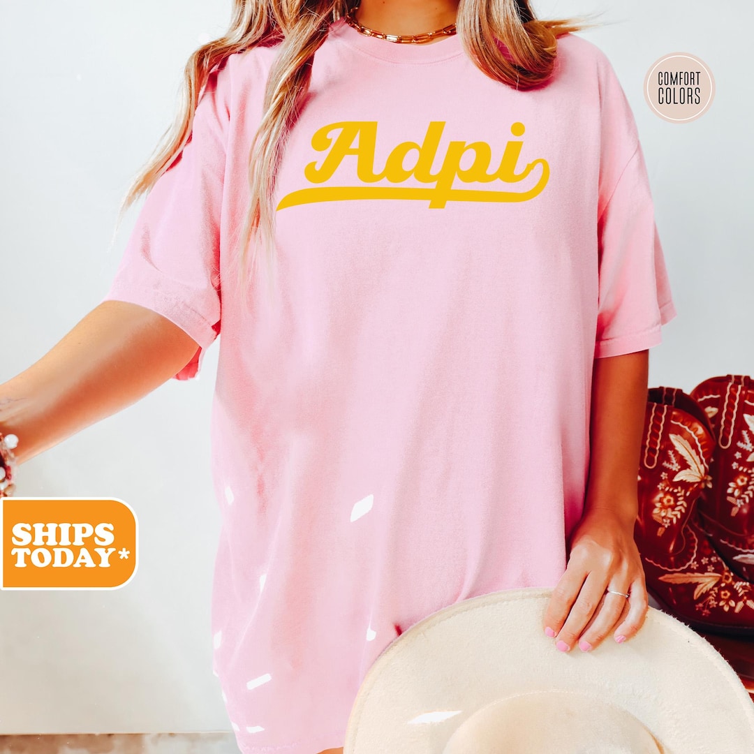 Alpha Delta Pi Comfort Colors Sorority T-shirt | ADPI Reveal Shirts ...