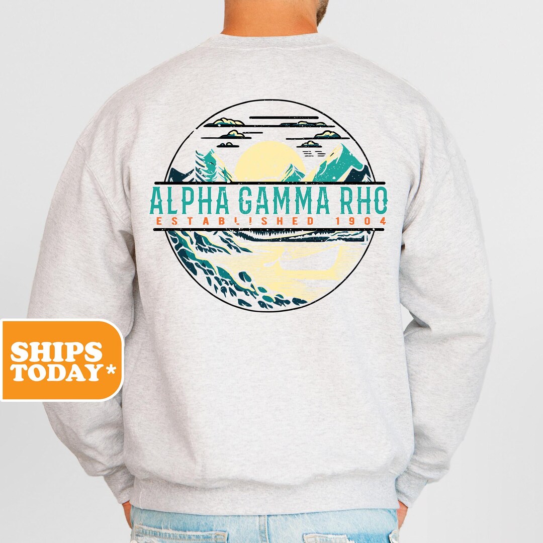 Alpha Gamma Rho Landscapes Fraternity Sweatshirt | AGR Fraternity ...