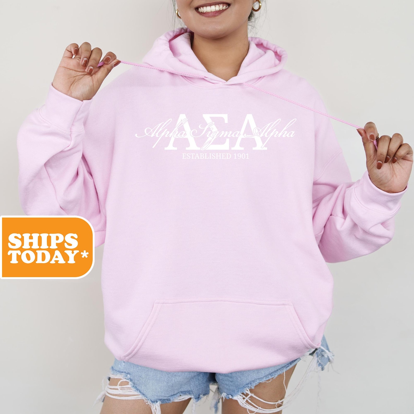 Alpha Sigma Alpha Sorority Sweatshirt | Alpha Sig Crewneck Sweatshirt ...