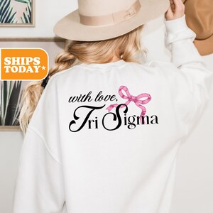 Sigma Sigma Sigma Sorority Sweatshirt | Tri Sigma Preppy Hoodie ...