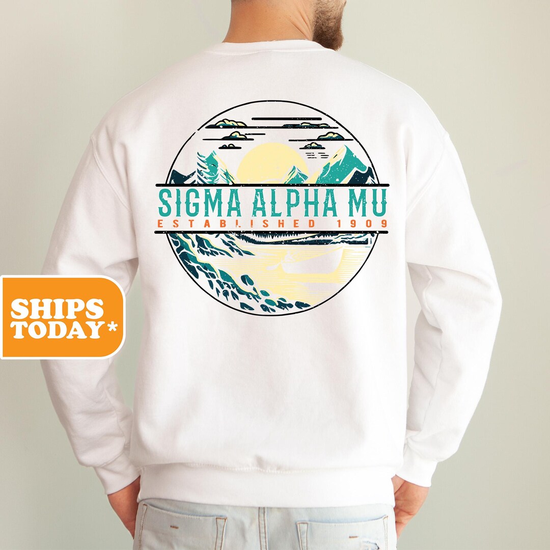 Sigma Alpha Mu Landscapes Fraternity Sweatshirt | Sammy Fraternity ...