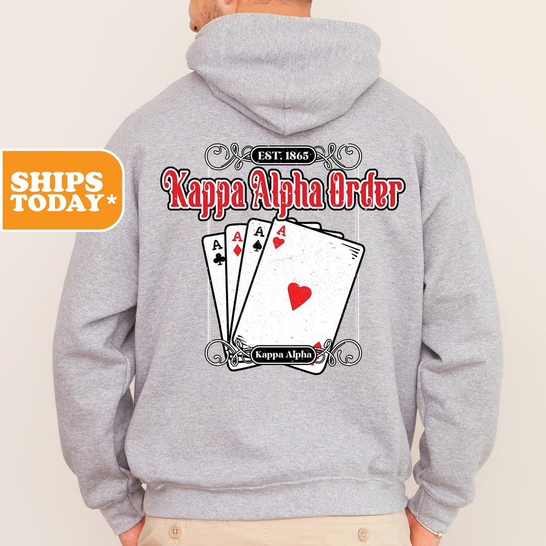 Kappa Alpha Order Alpha Spades Fraternity Sweatshirt | Kappa Alpha ...