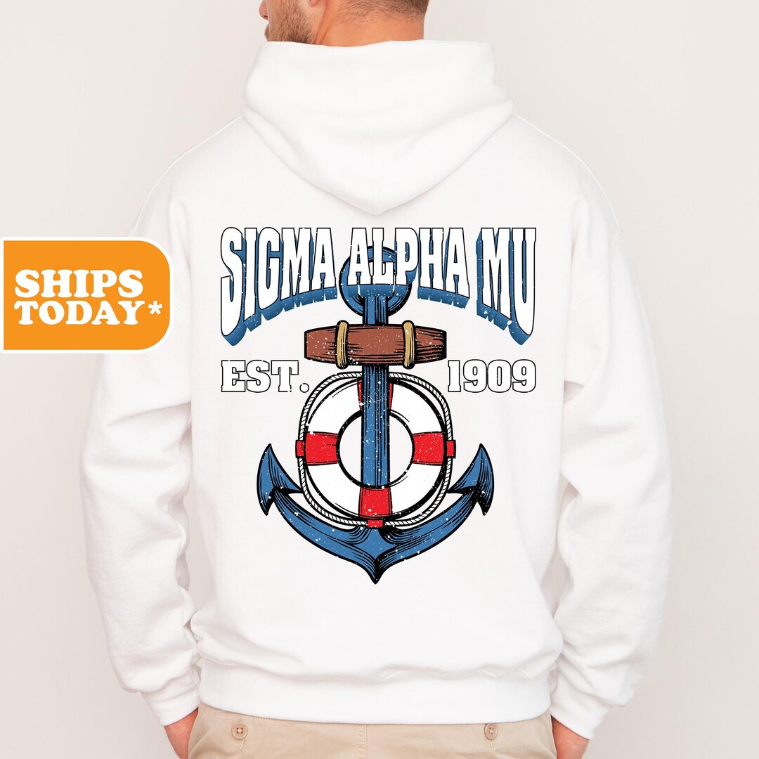 Sigma Alpha Mu Nautical Pride Fraternity Sweatshirt | Sammy Fraternity ...