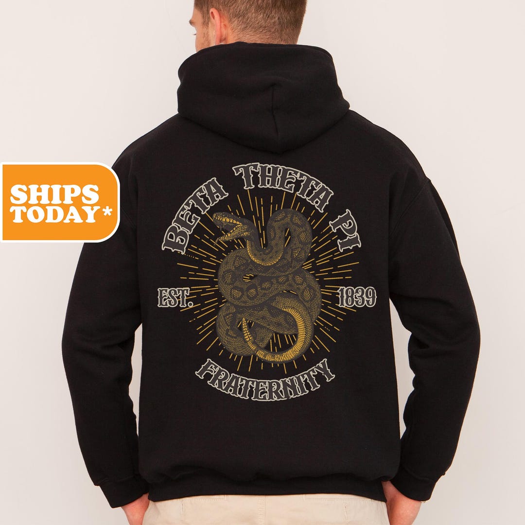 Beta Theta Pi Serpent Strike Fraternity Sweatshirt | Beta Fraternity ...