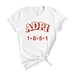 Alpha Delta Pi T-shirt ADPI Red Arch Tee Sorority Big Little Gift Idea ...