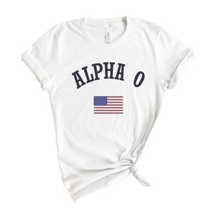 Alpha Omicron Pi T-shirt AOPI USA Tee Sorority Big Little Gift Idea - Etsy