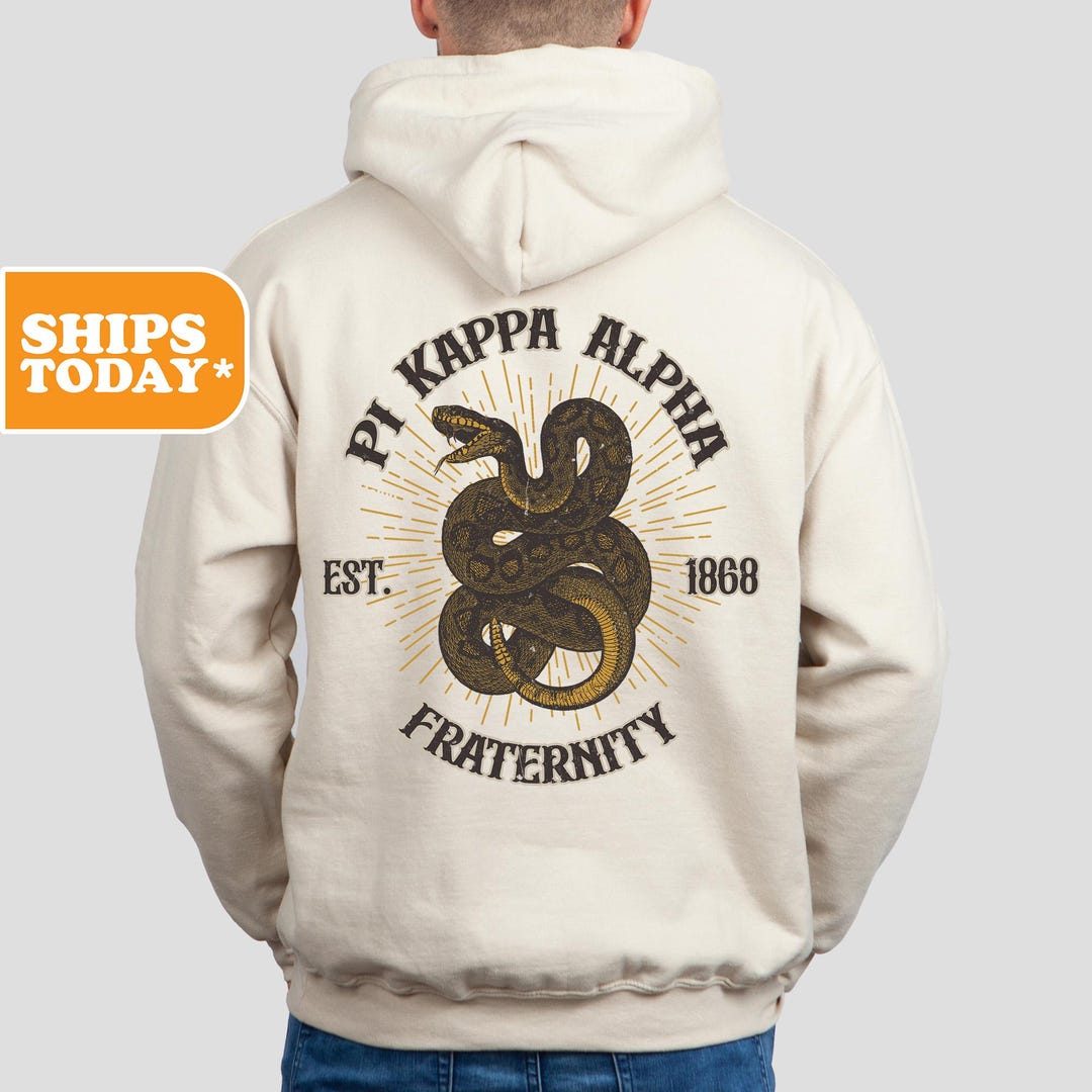 Pi Kappa Alpha Serpent Strike Fraternity Sweatshirt | PIKE Fraternity ...