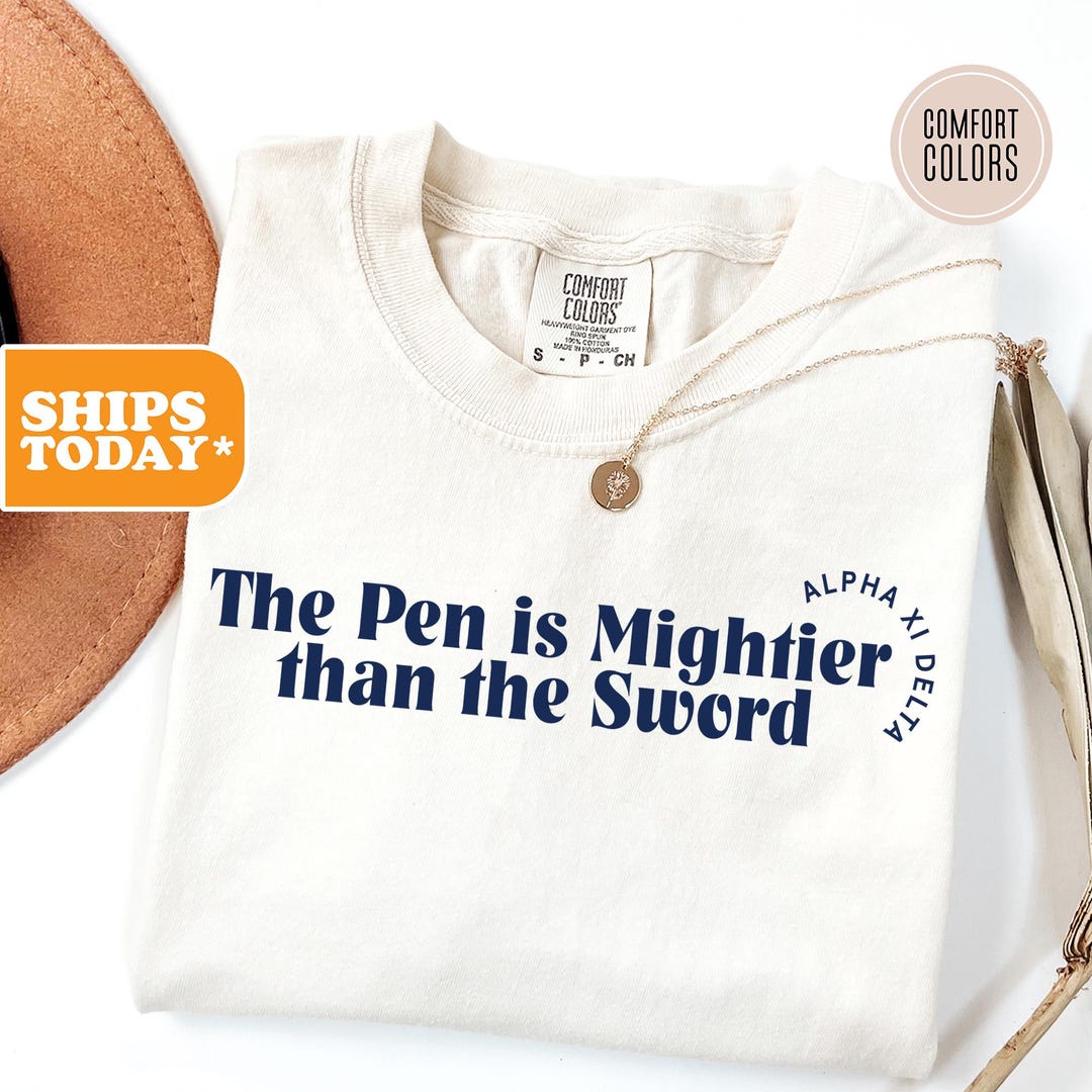 Alpha Xi Delta Comfort Colors Sorority T-shirt | Alpha Xi Sorority ...