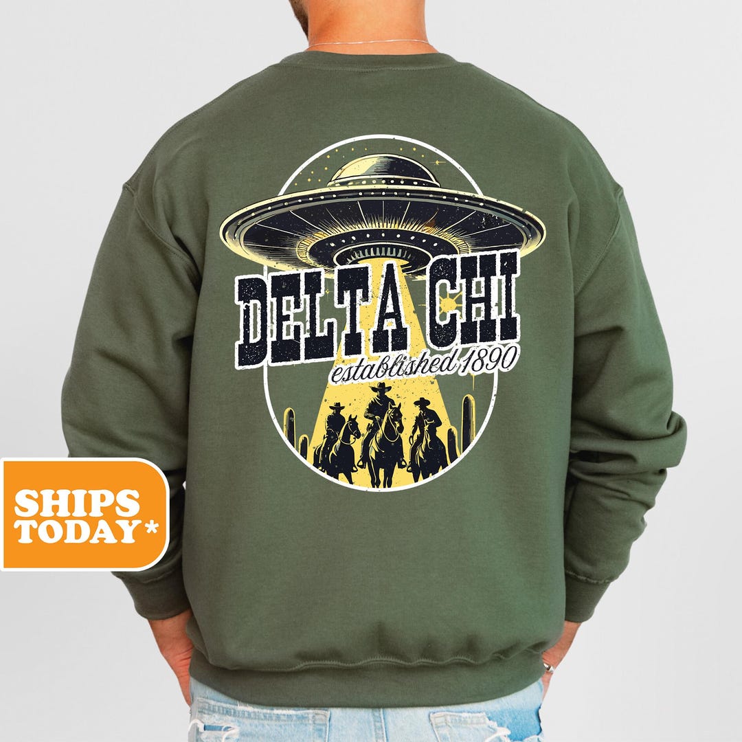 Delta Chi Spacefarer Fraternity Sweatshirt | D-chi Fraternity Hoodie ...
